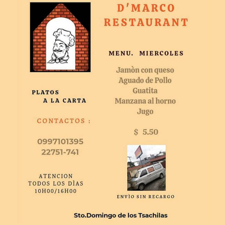 Restoran Restaurant D'marco, Santo Domingo, foto