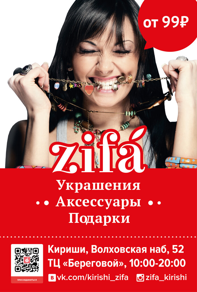 Bijuteriler Zifa, Kirishi, foto