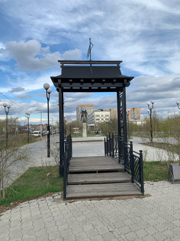 Kültür ve eğlence parkları Студенческий сквер, Ulan‑Ude, foto
