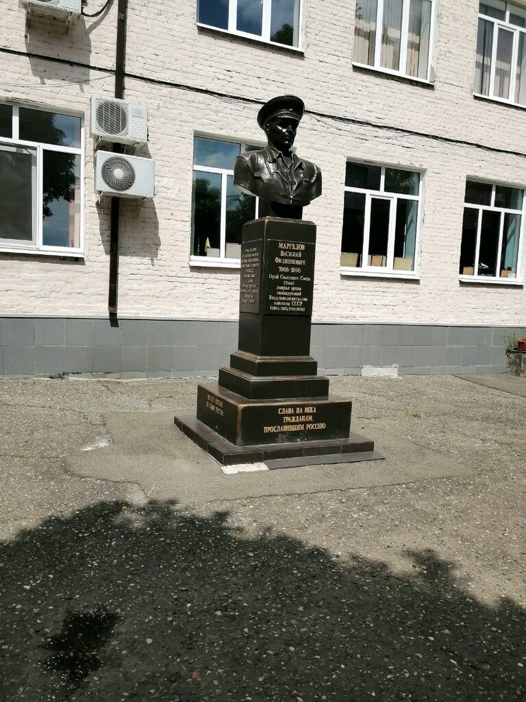 Anıt, heykel Памятник Маргелову В. Ф., Krasnodar, foto