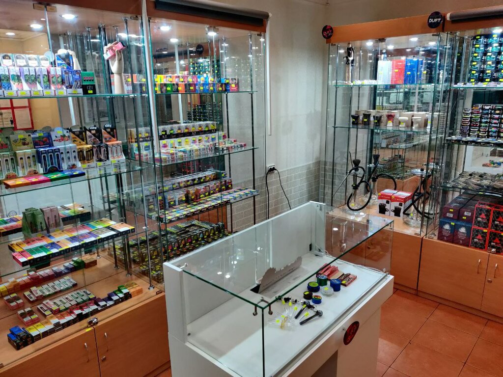 Tütün, sigara mağazaları Tobacco Laboratory, Moskova, foto