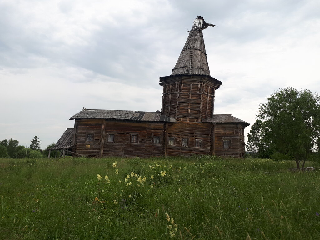 Ortodoks kiliseleri Tserkov Ilii Proroka V Seltse, Arhangelskaya oblastı, foto