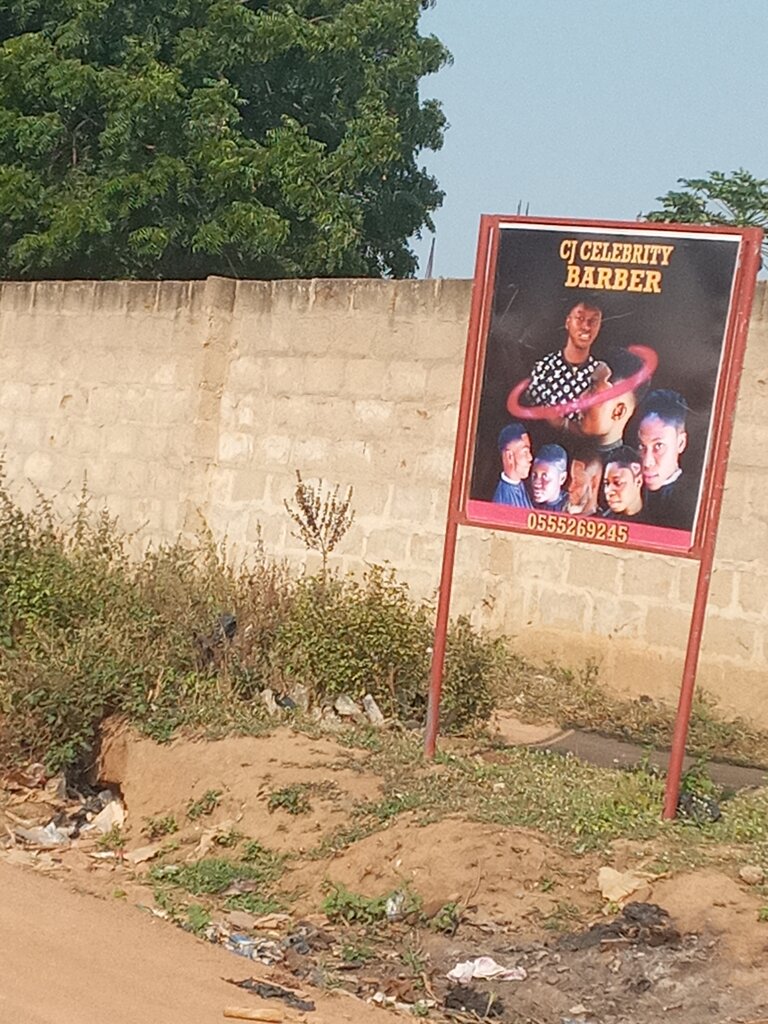 Berberler Cj barber shop sign post, Dünya, foto