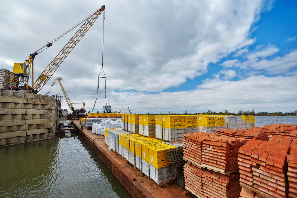 Deniz taşımacılığı Rechnoy terminal, Tomsk, foto