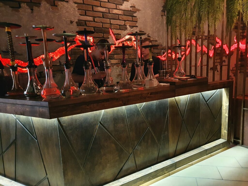 Nargile kafeler Legrand bar, Lipetsk, foto