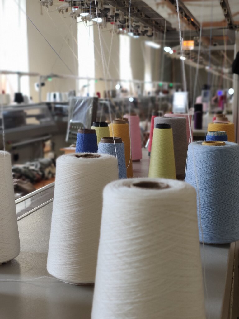 Örme üretimi Tricoco Knitwear, Moskova ve Moskovskaya oblastı, foto
