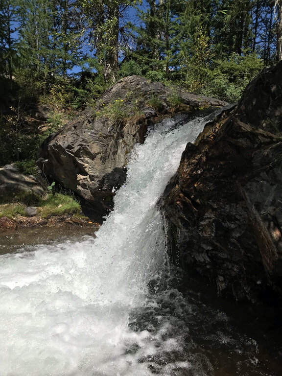 Şelale Тыдтугемский водопад, Altay Cumhuriyeti, foto
