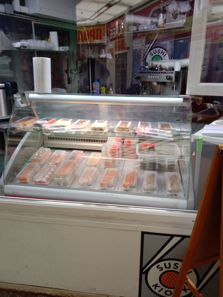 Suşi restoranı Sushi Kiosk, Moskova, foto