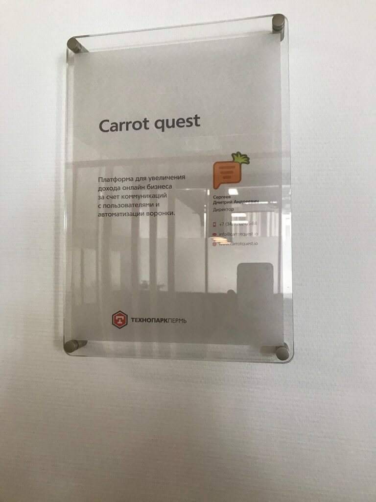 Yazılım firmaları Carrot quest, Perm, foto