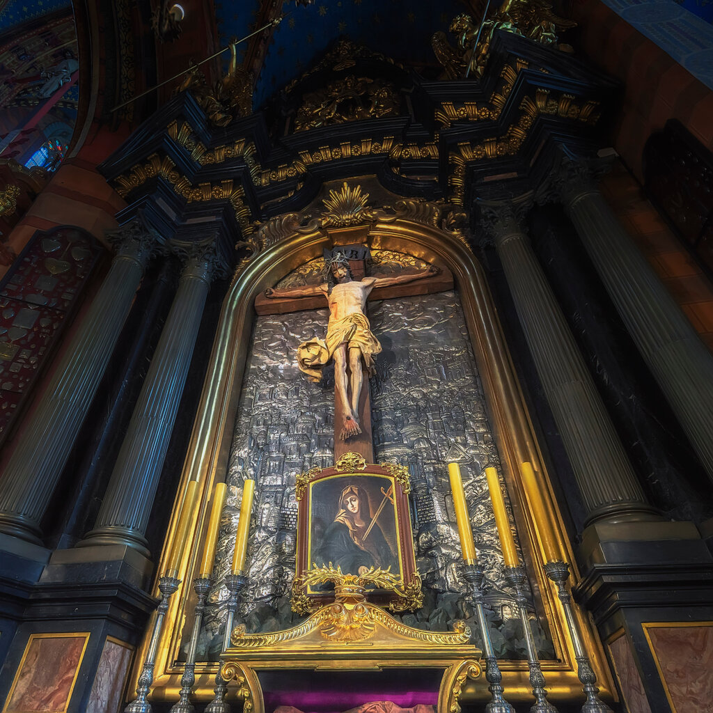 Katolik kiliseleri Corpus Christi Basilica, Krakow, foto