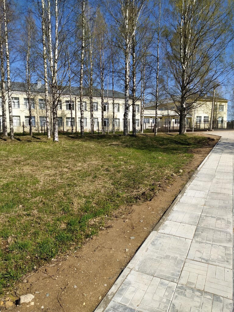 Ortaokul Бабушкинская средняя школа, Vologodskaya oblastı, foto