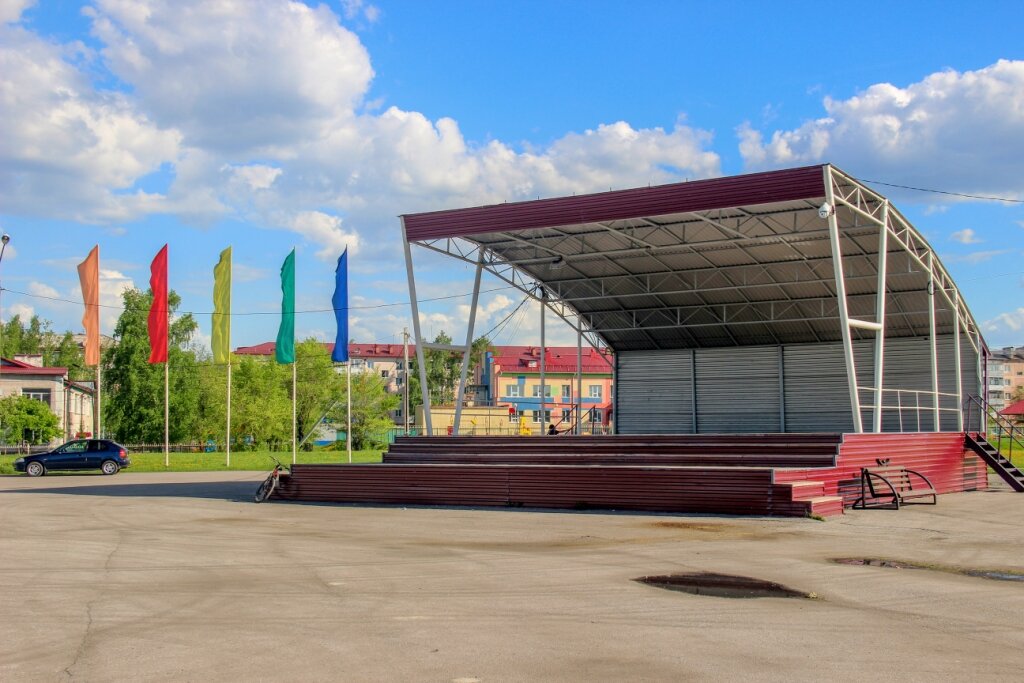 Park, sokak heykeli Фонарь-Одуванчик, , foto