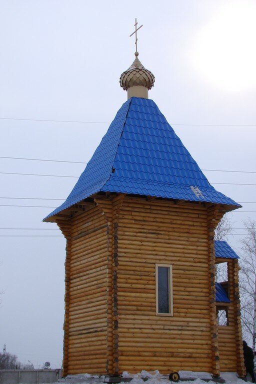 Şapel, haç anıtı Часовня иконы Божией Матери Неопалимая Купина, Blagoveshchensk, foto