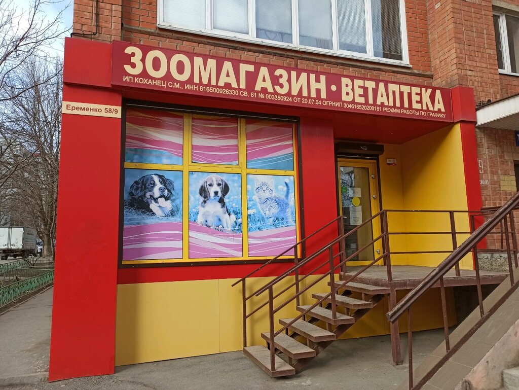 Petshop Beliy kakadu, Rostov‑na‑Donu, foto
