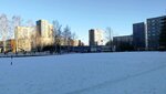 Футбольное поле (Sverdlovsk Region, Yekaterinburg, Sortirovochnyy Urban Housing District, Novaya Sortirovka Microdistrict), spor alanı  Yekaterinburg'dan