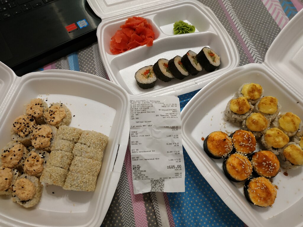 Hazır yemek teslim servisleri Суши Wok, Murino, foto