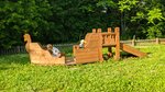 Playground (Yaroslavl Region, Pereslavl-Zalesskiy, Arboretum garden named after S. Kharitonov), oyun alanı  Pereslavl‑Zalesski'den