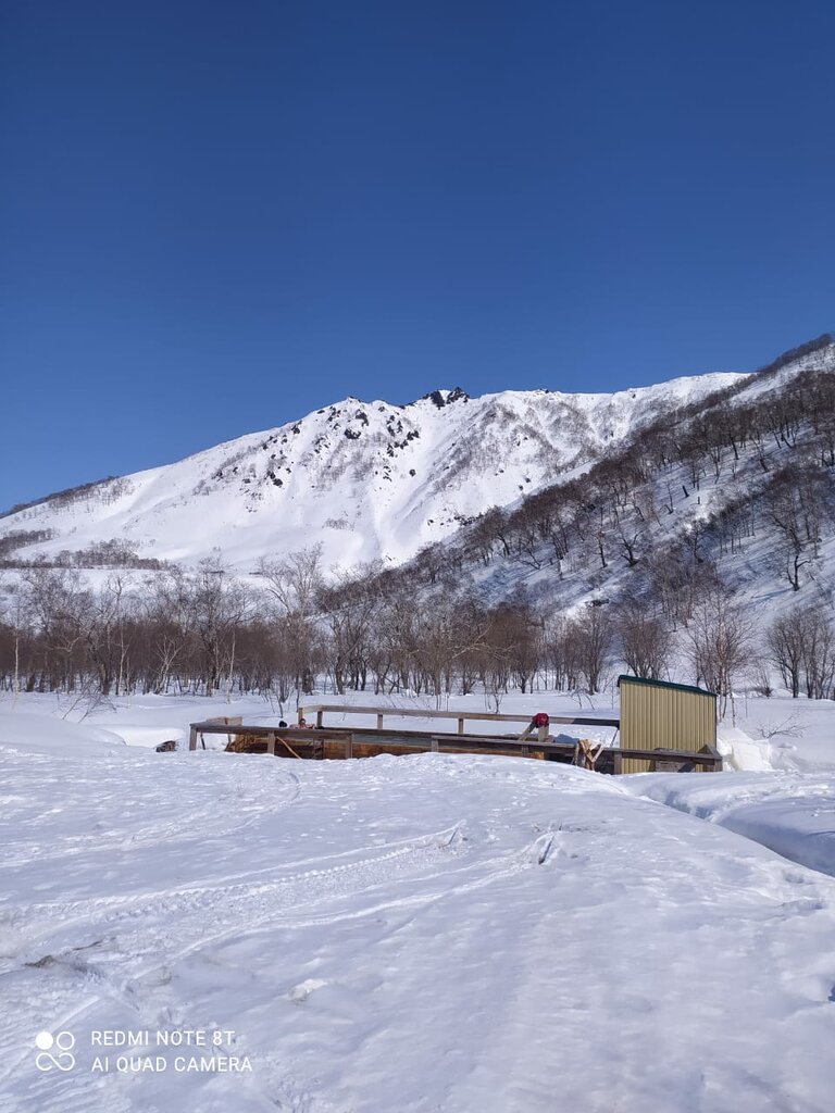 Turistik yerler Пущинские термальные источники, Kamçatski krayı, foto