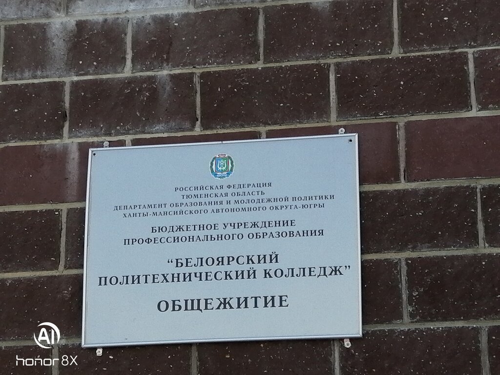 Yurtlar Белоярский политехнический колледж общежитие, Beloyarski, foto