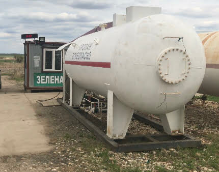 Otogaz dolum istasyonu АГЗС, Smolenskaya oblastı, foto