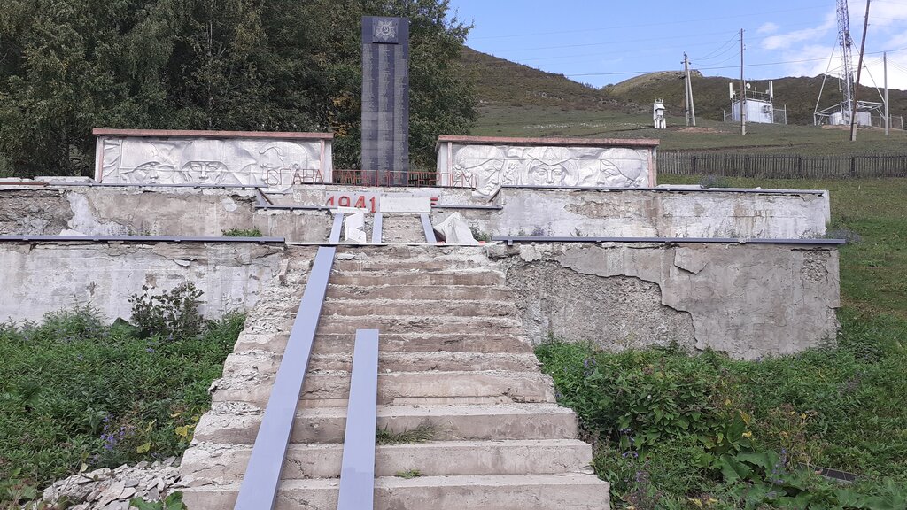 Anıt, heykel Погибшим в годы Великой Отечественной войны, Altayski krayı, foto