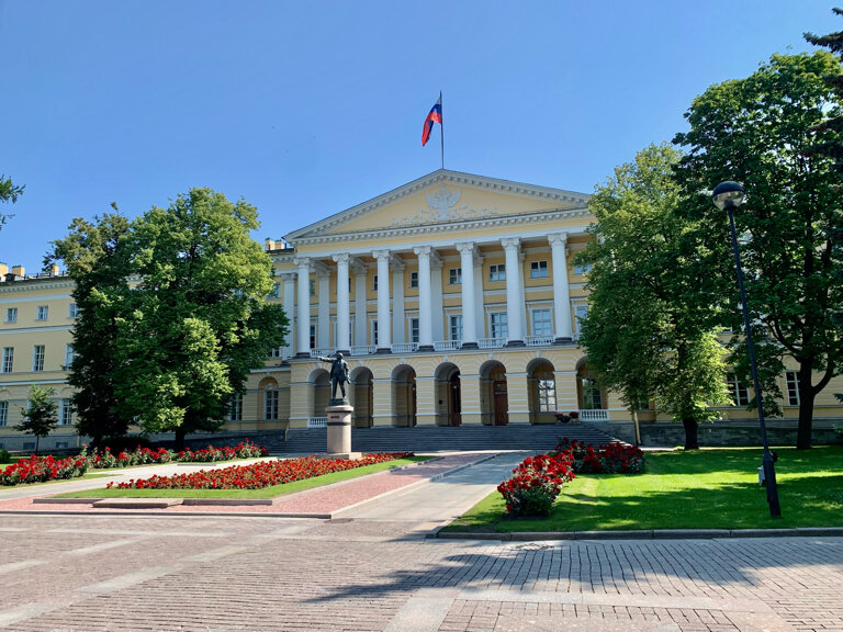 Anıt, heykel Vladimir Lenin Monument, Saint‑Petersburg, foto