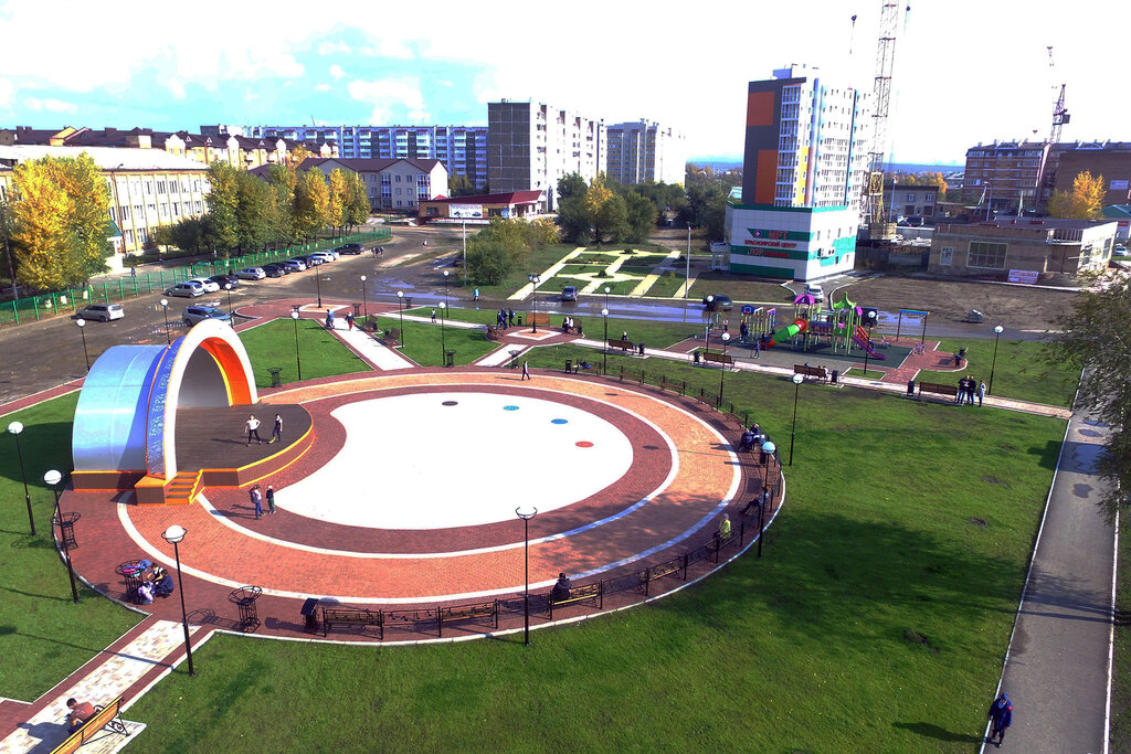 Kültür ve eğlence parkları Музыкальный сквер, Minusinsk, foto