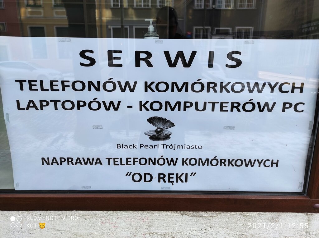 Telefon tamir servisi Black Pearl Trojmiasto, Gdansk, foto