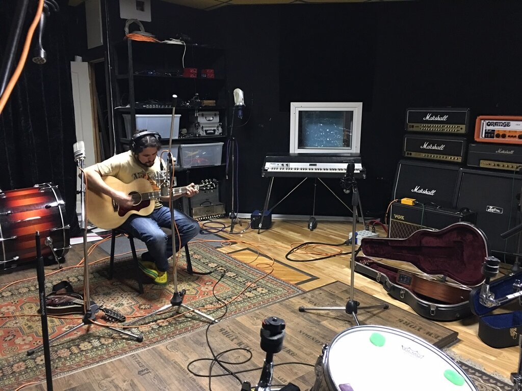 Ses kayıt stüdyoları Mars Records, Moskova, foto