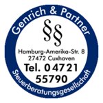 Genrich & Partner Steuerberatungsgesellschaft (Hamburg-Amerika-Straße No:12, Cuxhaven), mali müşavir  Cuxhaven'dan
