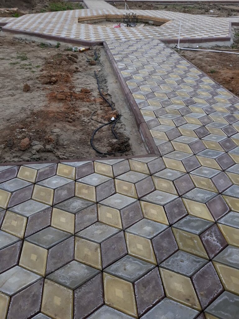 Kaldırım taşları Uyutny dvor, Moskova ve Moskovskaya oblastı, foto