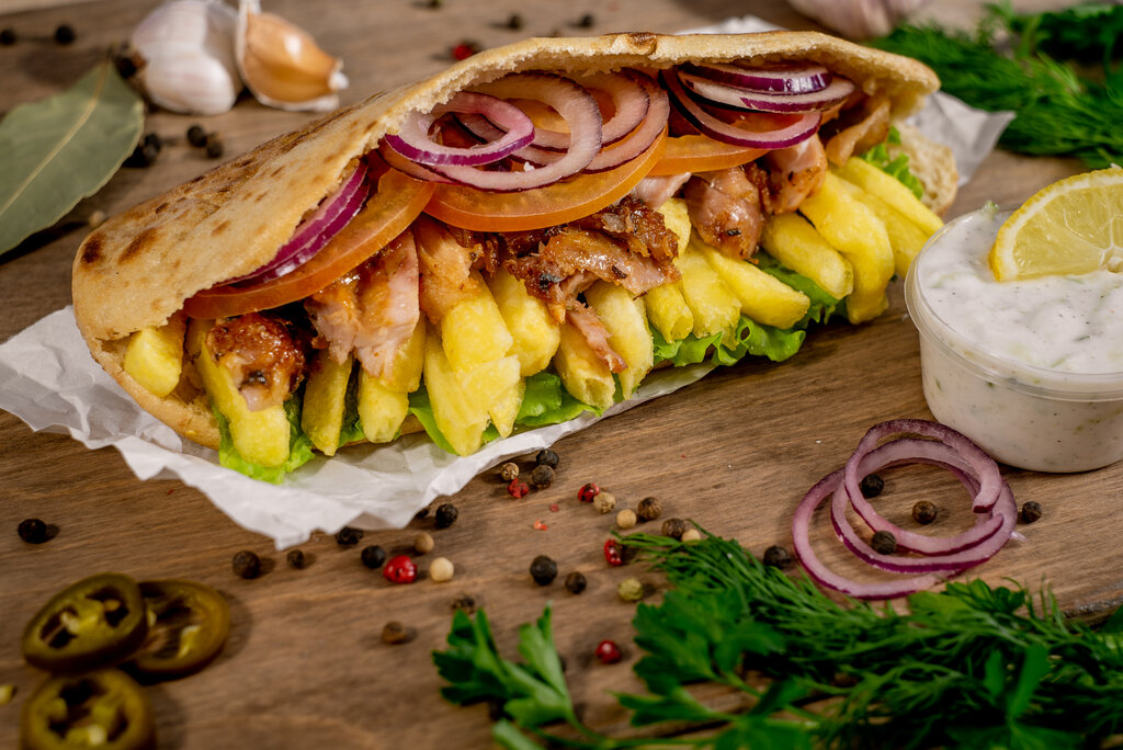 Fast food Sparta Gyros, Saint‑Petersburg, foto