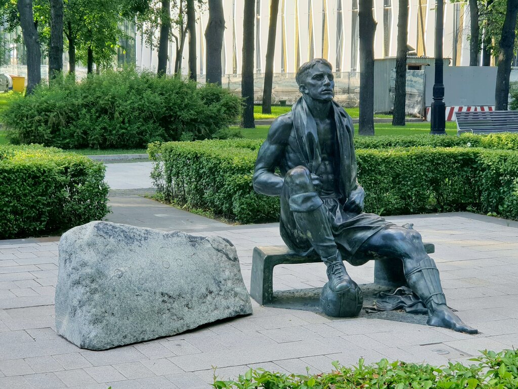 Anıt, heykel Н.П. Старостин, Moskova, foto