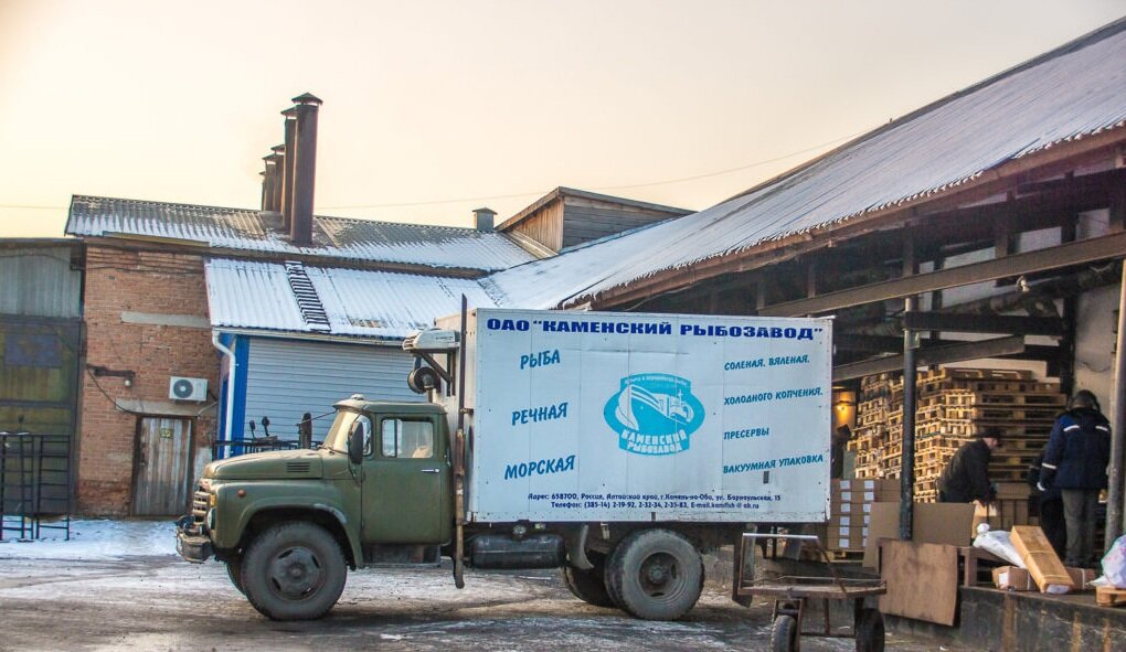 Balık çiftçiliği ve toptancıları Рыбозавод Каменский, Primoriye, foto