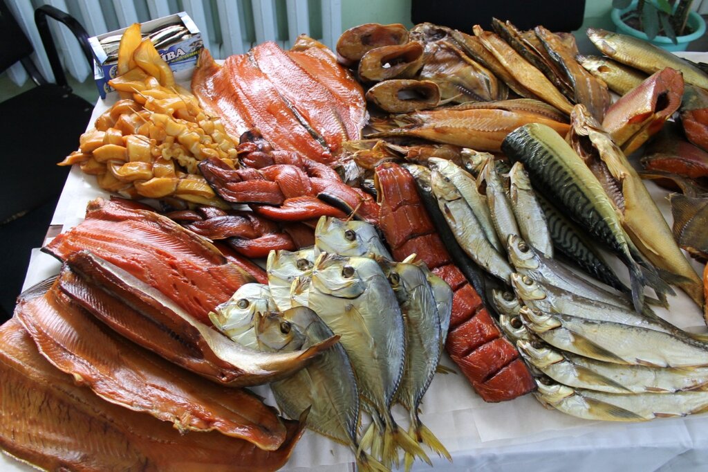 Balık ve deniz ürünleri Dar Mor, Ufa, foto