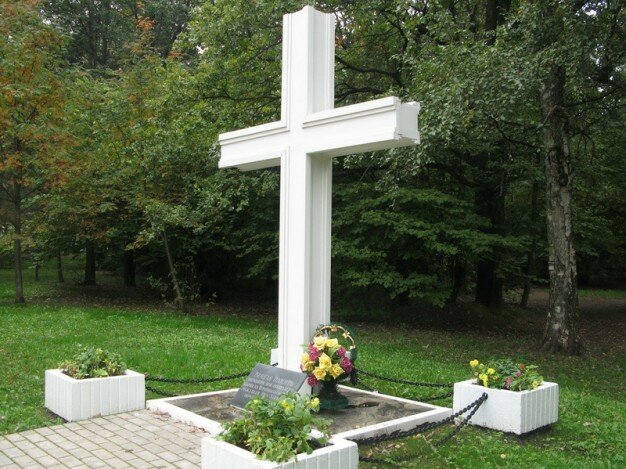 Anıt, heykel Памятный крест жителям округа, погибшим при ликвидации аварии на Чернобыльской АЭС, Moskova, foto