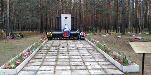 Братское кладбище советских воинов, погибших в годы Великой Отечественной войны (Perm Territory, munitsipalny okrug Berezniki), anıt, heykel  Permski krayından