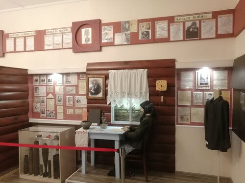 Müzeler ve sanat galerileri Russian-Polyansky Museum of the History of Virgin Lands, Omskaya oblastı, foto