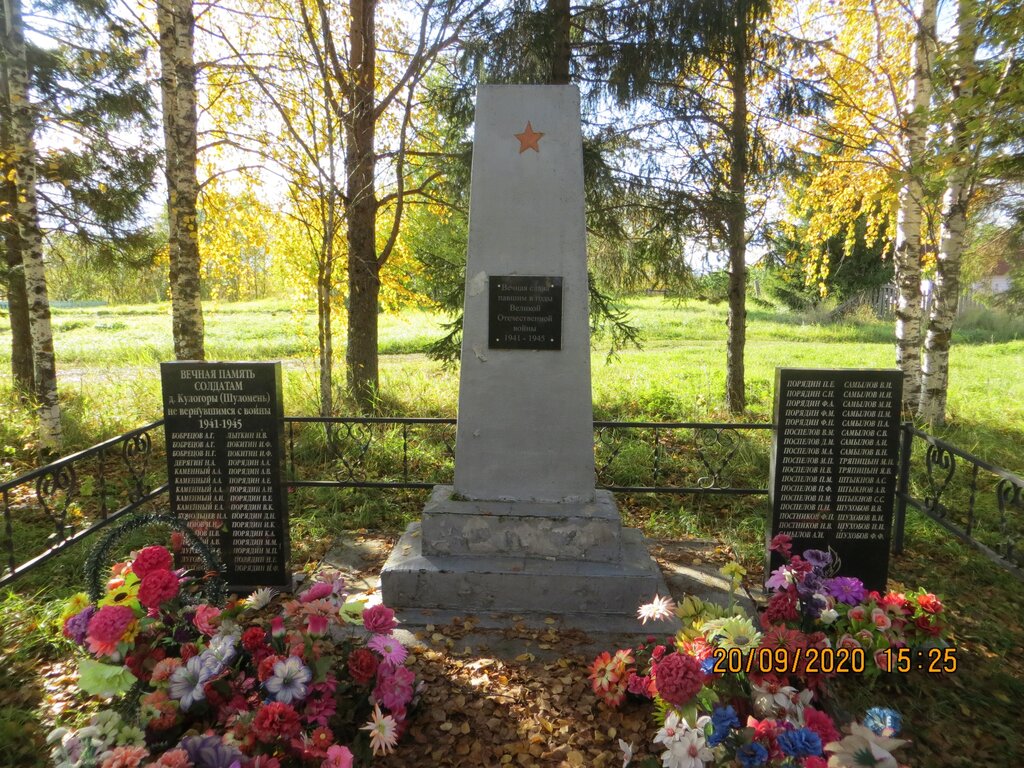 Anıt, heykel Воинам, павшим в годы Великой Отечественной войны, Arhangelskaya oblastı, foto