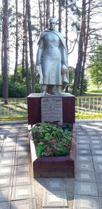 Стела (Oryol Region, Livenskiy rayon, Dutovskoye selskoye poseleniye, derevnya Semenikhino), anıt, heykel  Orlovskaya oblastından