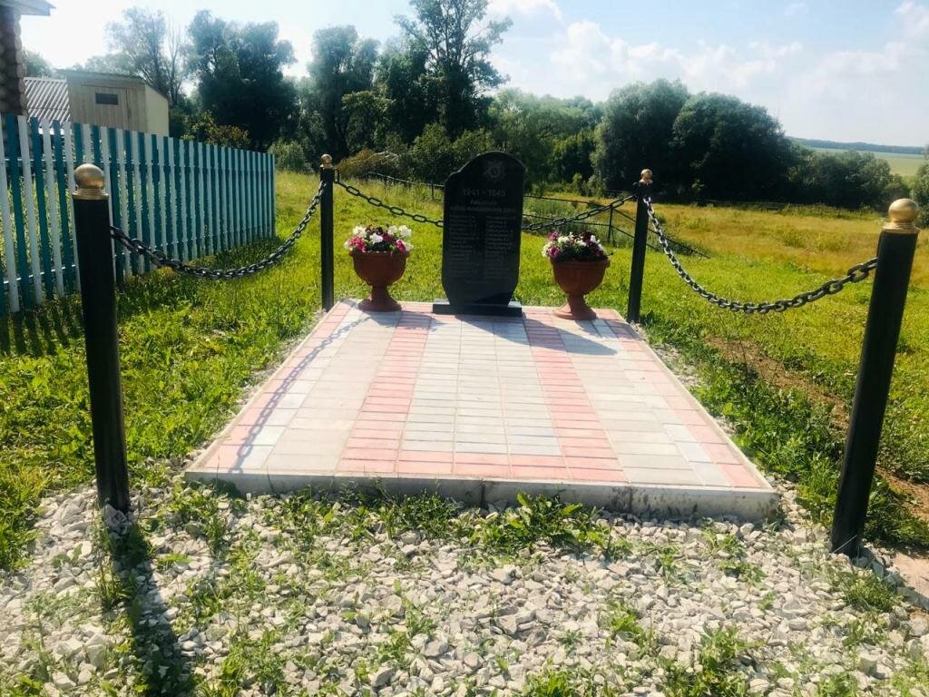 Anıt, heykel Монумент павшим воинам в ВОВ 1941-1945 гг., Tataristan, foto