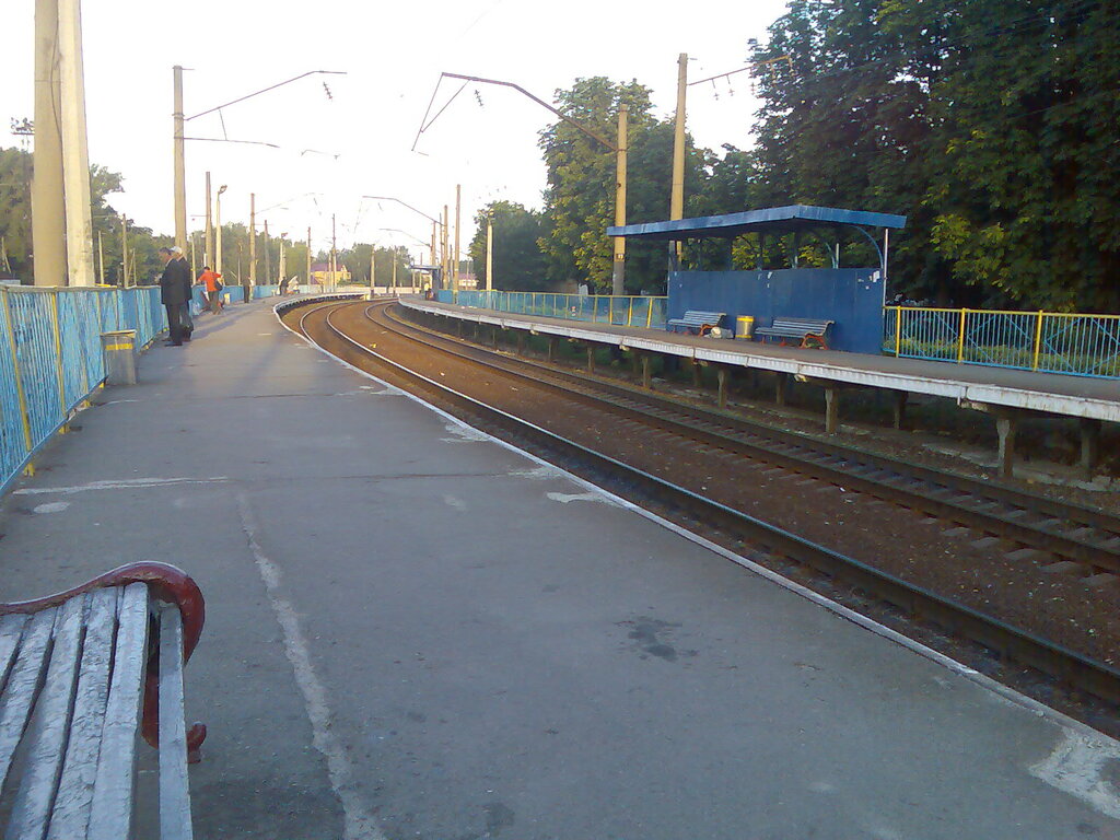 Tren istasyonu Kyiv-Volynskyi Station, Kiev, foto