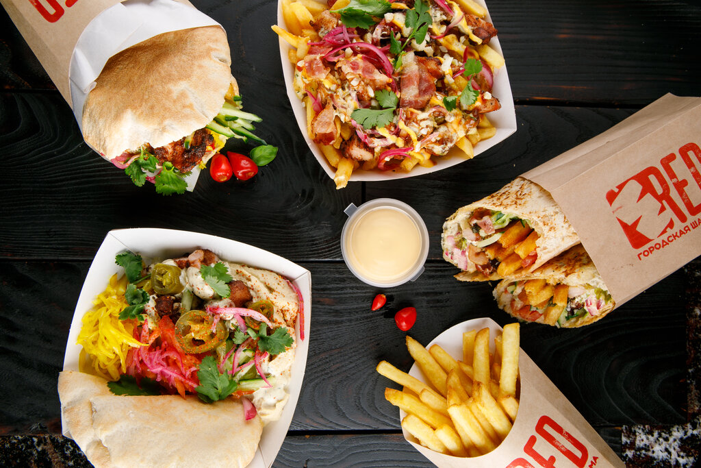Fast food Red City Shawarma, Saint‑Petersburg, foto