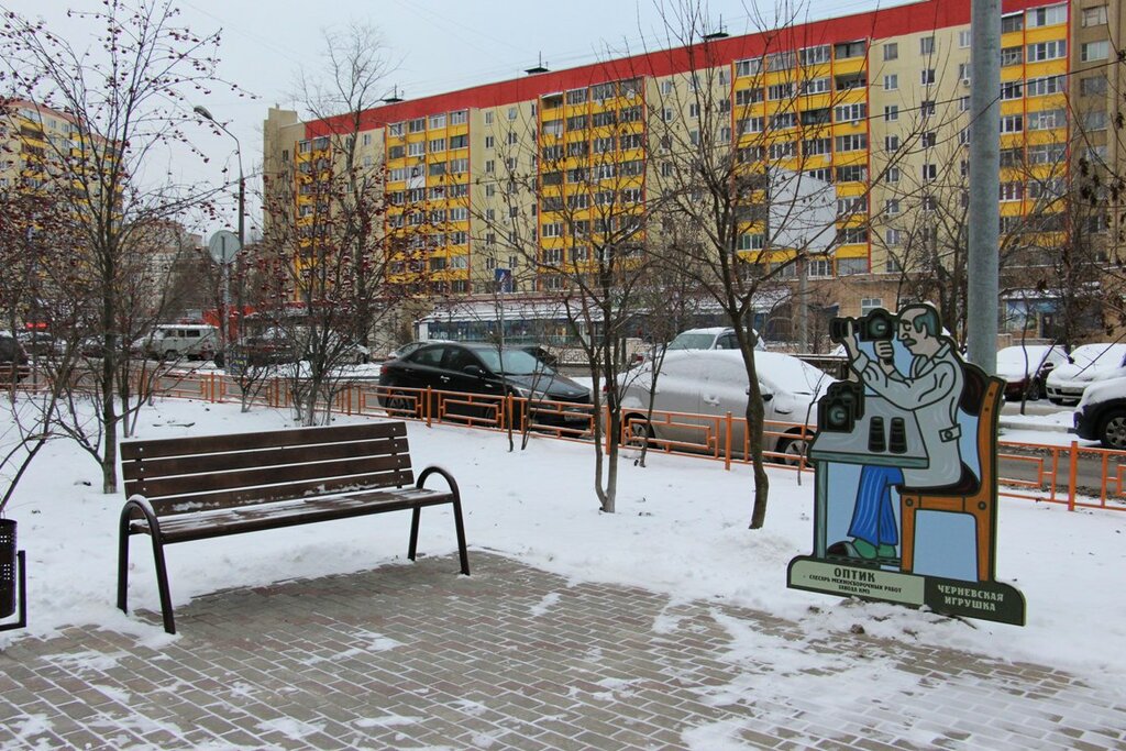 Park, sokak heykeli Черневская игрушка, Krasnogorsk, foto
