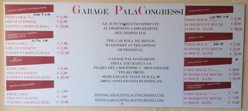 Otoparklar Garage Palacongressi Firenze, Floransa, foto