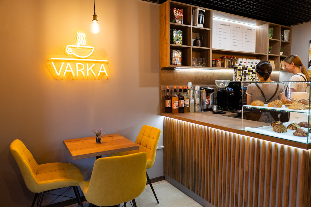 Kahve dükkanları Varka Coffee, Minsk, foto