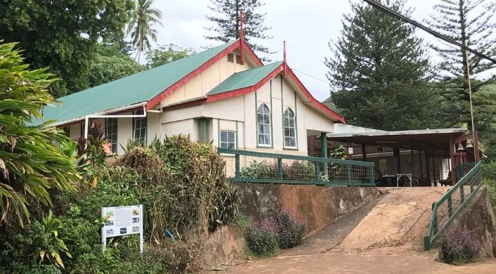 Protestan kilisesi Seventh Day Adventist Church, Pitcairn Adası, foto