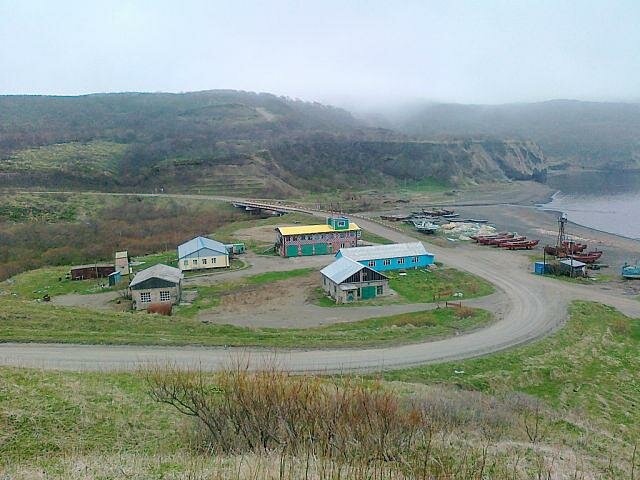 Balık çiftçiliği ve toptancıları Рыбопромышленный комплекс, Sahalin Bölgesi, foto