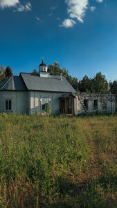 Tserkov Voskreseniya Khristova na Lupsarskom pogoste (Vologda Region, Vashkinskiy munitsipalny okrug, derevnya Andreyevskaya), ortodoks kiliseleri  Vologodskaya oblastından