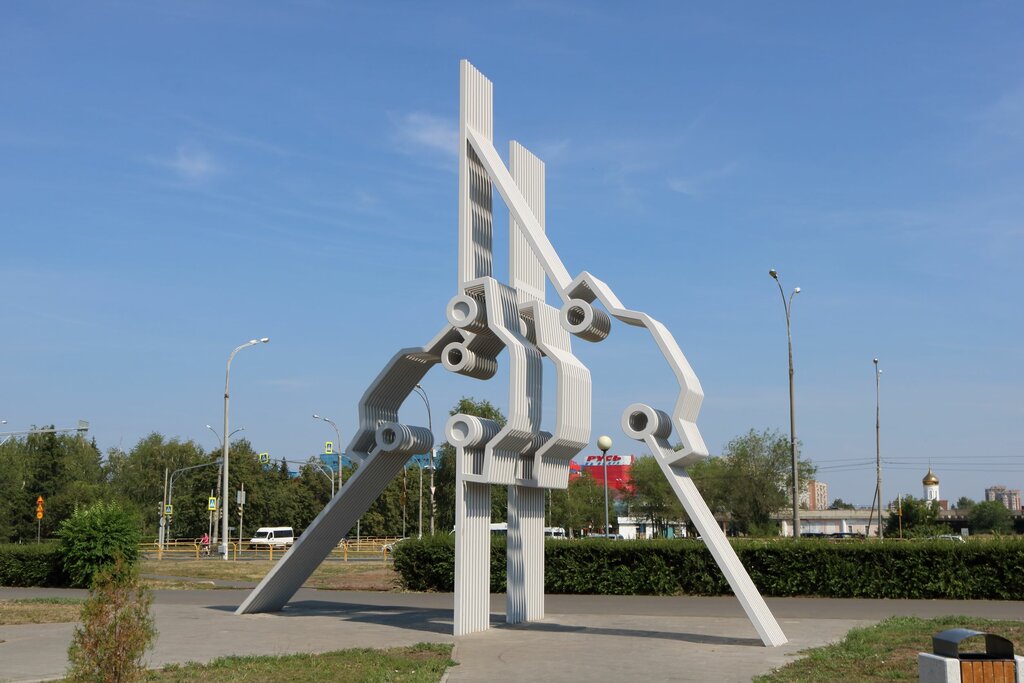 Dekorasyon ve süsleme, onur panosu Декоративное сооружение ВАЗ-2101, Tolyatti (Togliatti), foto